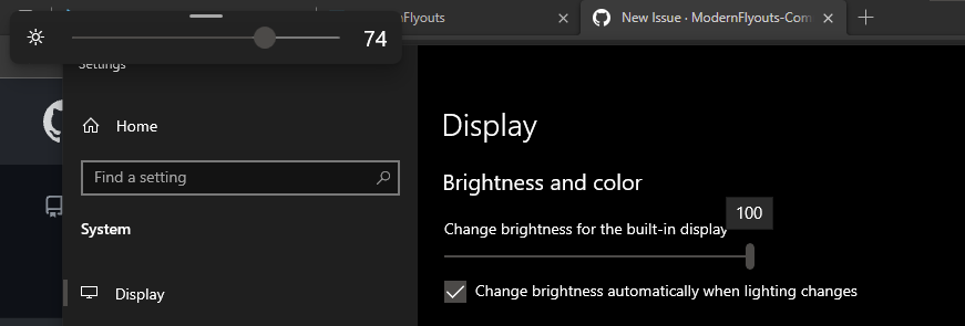 Bug: Brightness scale is wrong. · Issue #824 · ModernFlyouts-Community ...