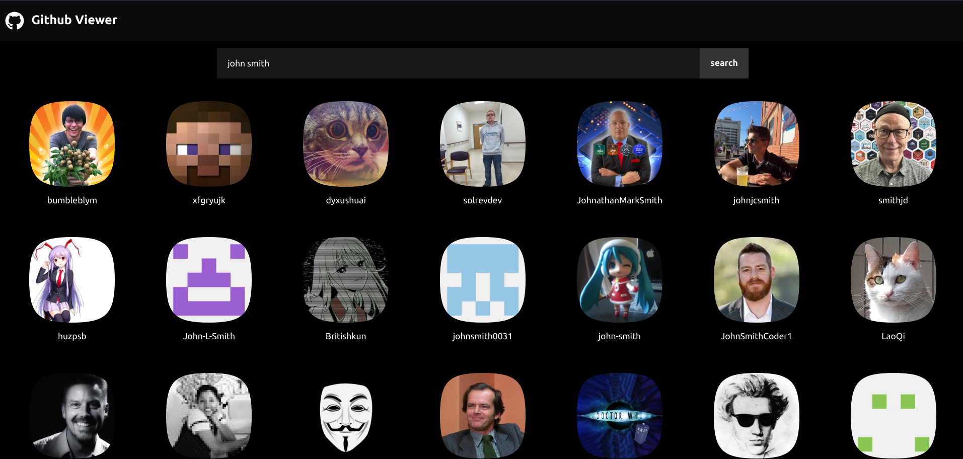 GitHub - mohammedahmed18/github-viewer: application using the github API