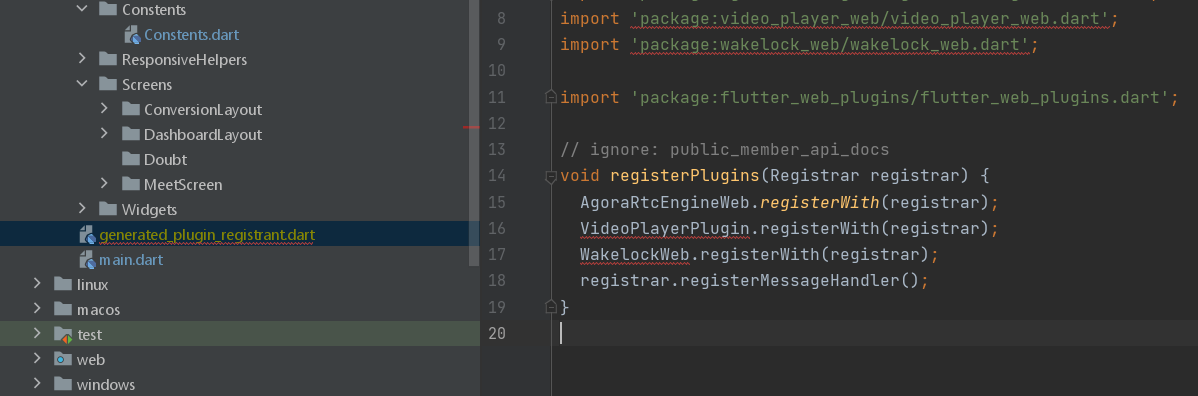 show me error in generated plugin. · Issue #528 · fluttercommunity/chewie · GitHub