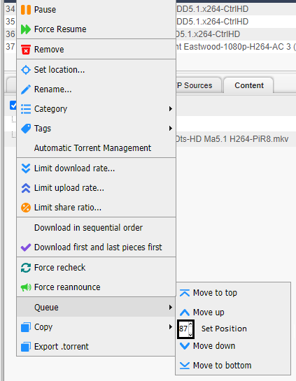 [Request] Add ability to set specific position in queue. · Issue #19711 · qbittorrent ...