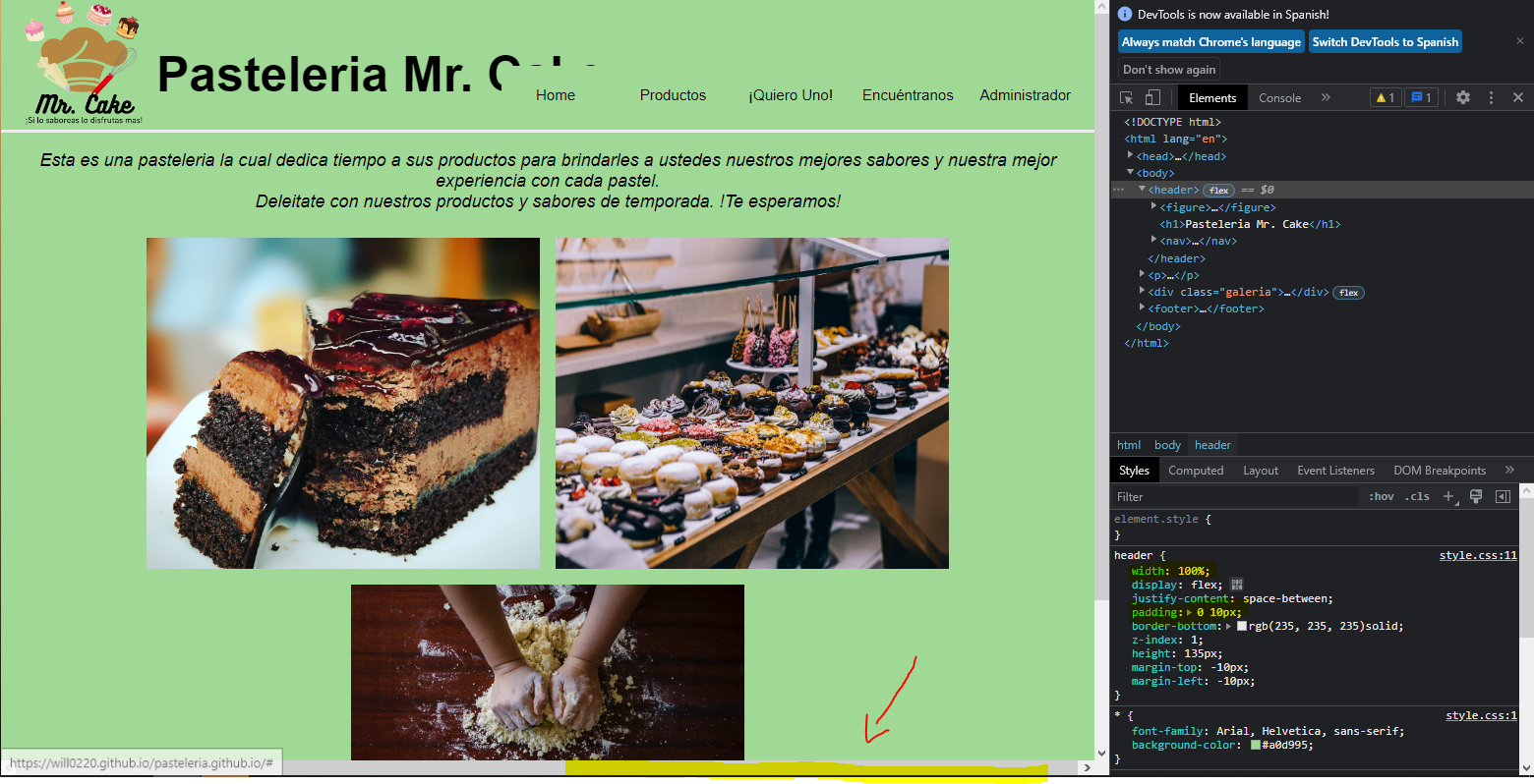 Practica Html Pasteleria, ya lo pueden visualizar! · Launch-X-Latam MisionFrontEnd · Discussion ...