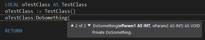VS integration: class members select list shows private class members · Issue #1188 · X-Sharp ...