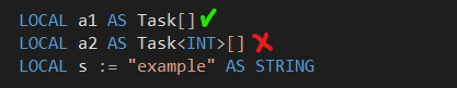 VS Integration: inaccurate coloring of arrays of generic types · Issue #1263 · X-Sharp ...