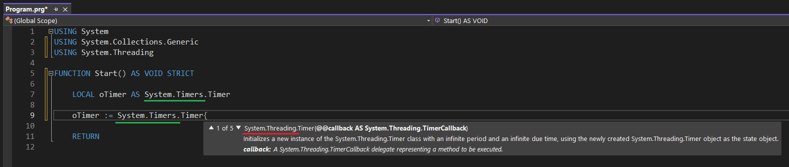 VS Integration: Intellisense incorrectly determines namespaces for classes of the same name ...