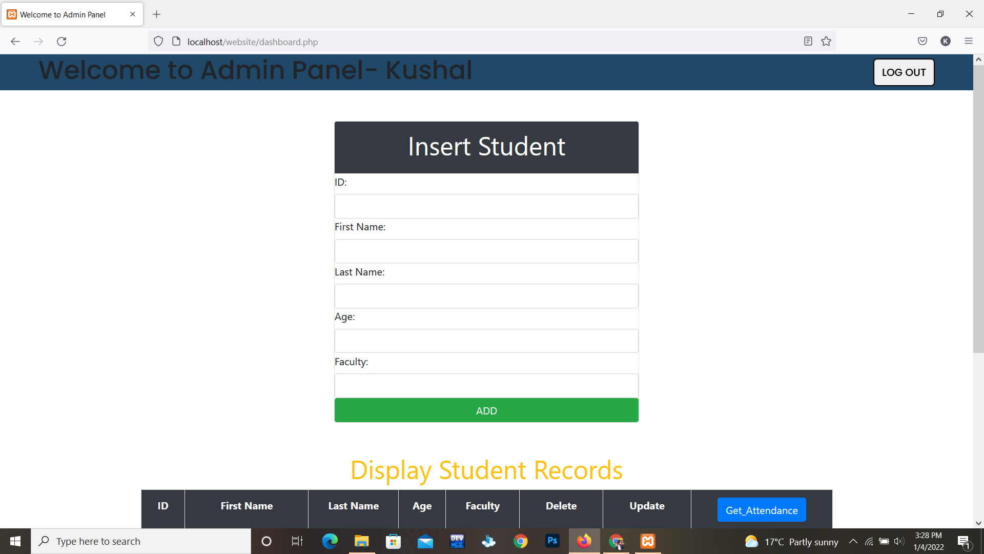 GitHub - kushalrijal7/attendance_system