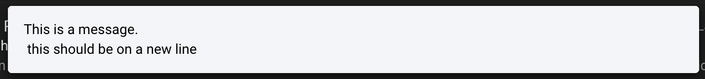 Bug Ionic V6 No Longer Supports Line Breaks In The Ion Toast Component · Issue 25778 · Ionic 4750