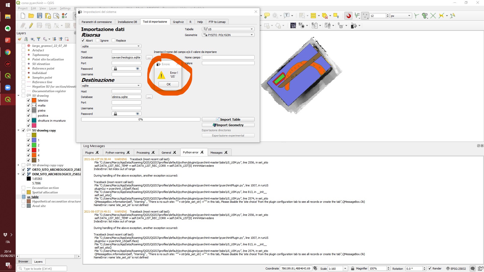 problema nell'importazione tabella table_us da sqlite a sqlite · Issue #434 · pyarchinit ...