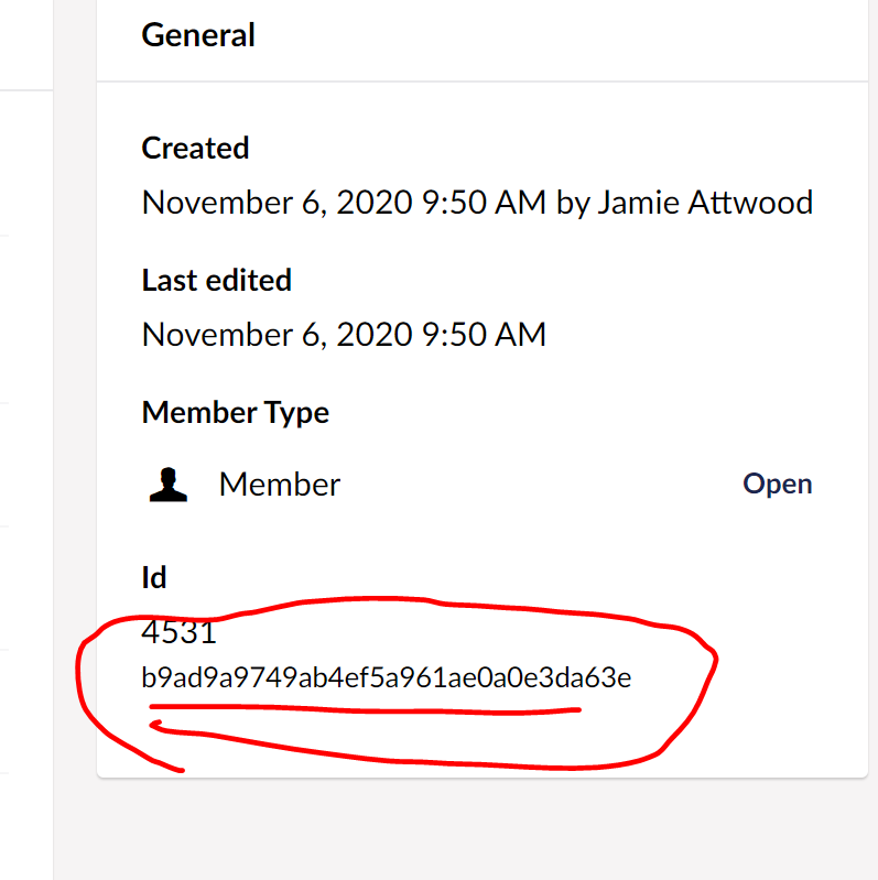 Umbraco 8.9.1 Member ID not displayed as GUID · Issue #9602 · umbraco/Umbraco-CMS · GitHub