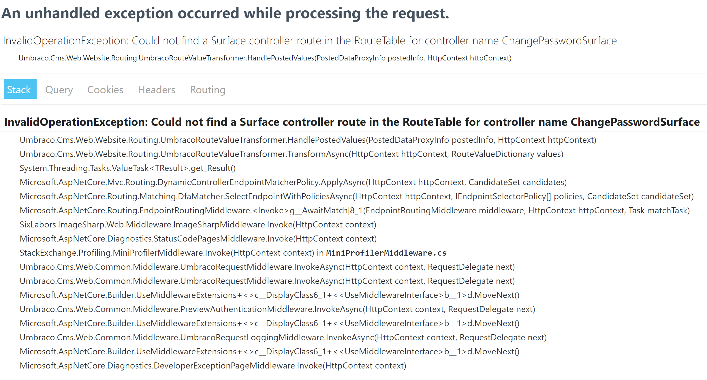 Surface Controller Methods Containing Async Are Not Registered In The Route Table · Issue