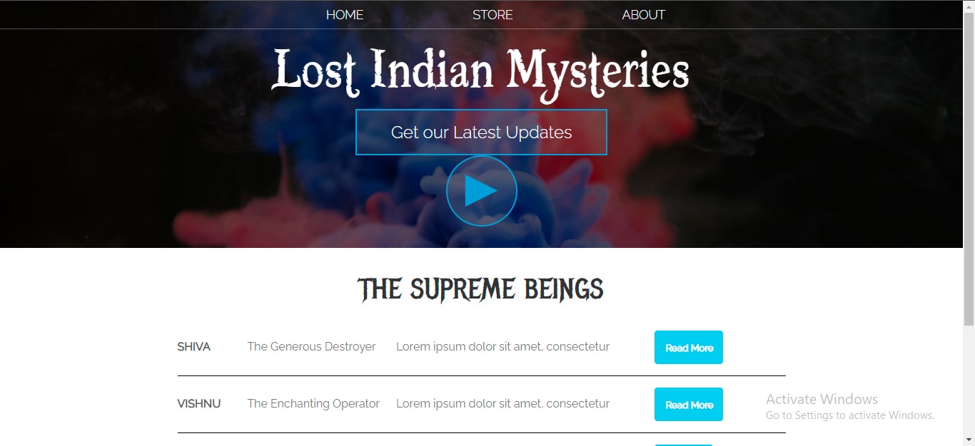 GitHub - heroarnab2000/Indian-Mysteries: This is the HTML and CSS codes for designing a project ...