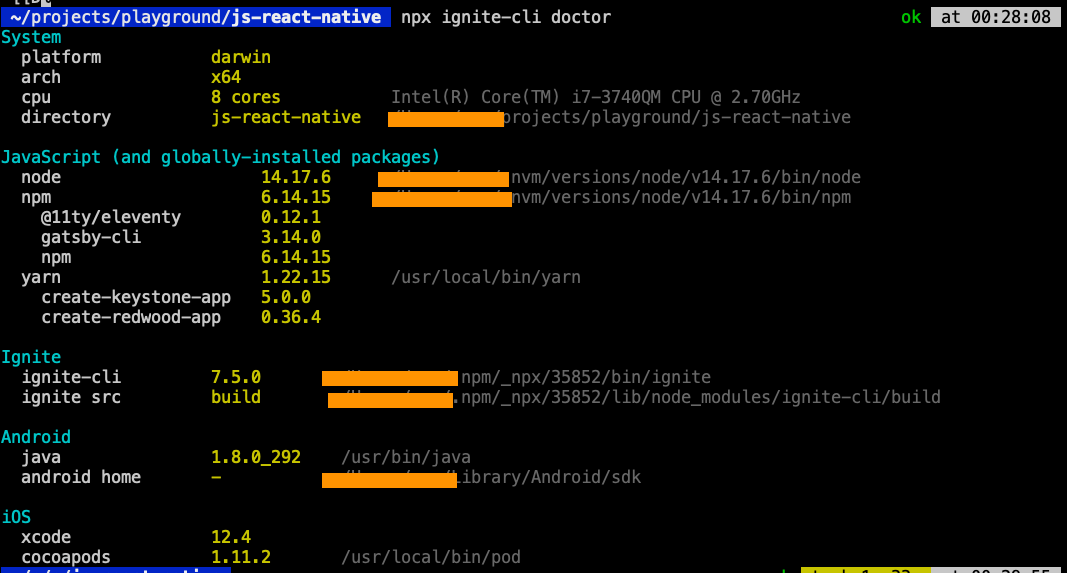 Issue in starting new app · Issue #1800 · infinitered/ignite · GitHub