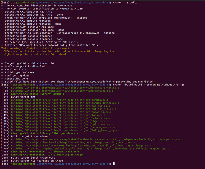 Problems about running tinycudann on Jetson AGX Orin · Issue #281 ...