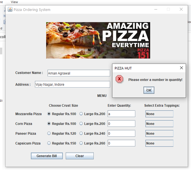 GitHub - AmanAgrawal21900/Java_PizzaShopBillingSystem: A small pizza ...