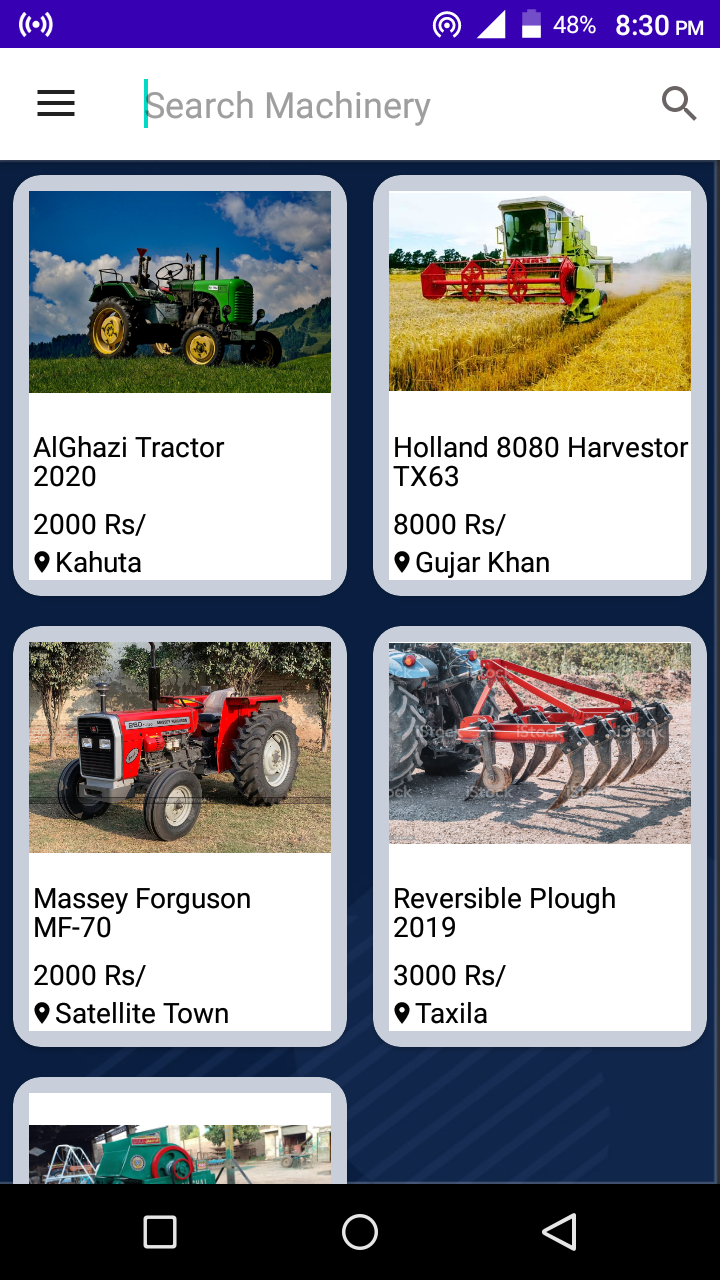 GitHub - SajeelQamar/Rent-Agriculture-Machinery-App