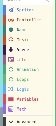 Incorrect category colors · Issue #1489 · microsoft/pxt-arcade · GitHub