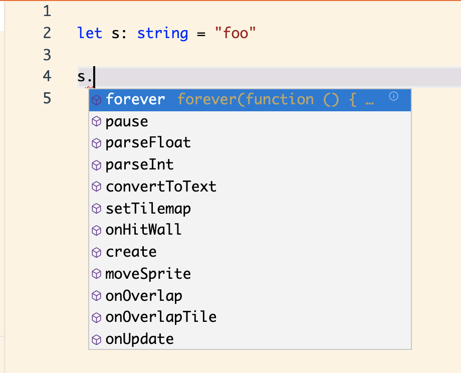 incorrect completition suggestions. · Issue #2803 · microsoft/pxt-microbit · GitHub