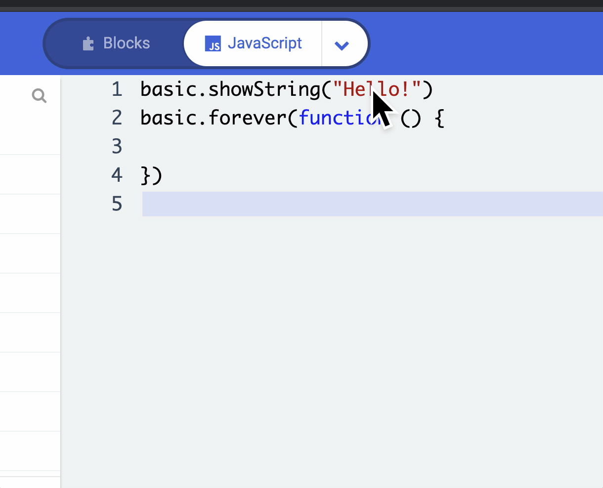 Auto Complete Incorrectly Appears When Typing A String · Issue 3187 · Microsoftpxt Microbit