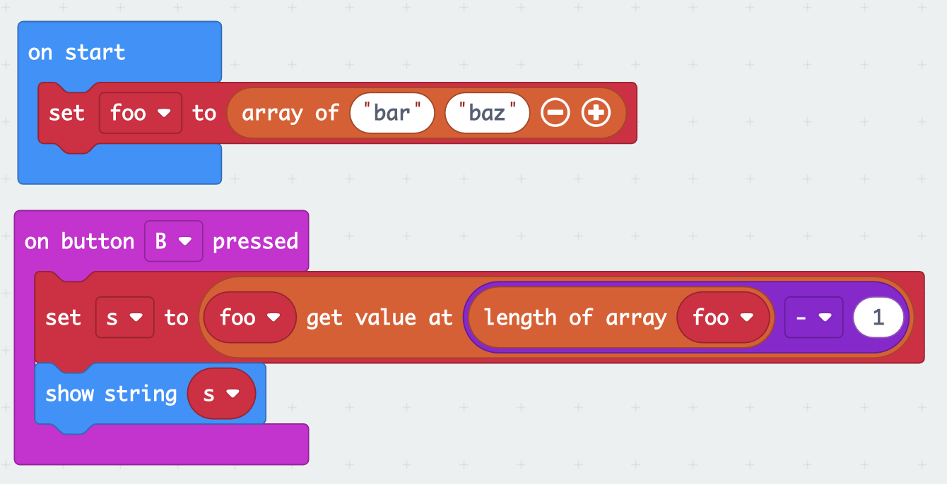 Indexing into string array does not compile in Python · Issue #3254 · microsoft/pxt-microbit ...