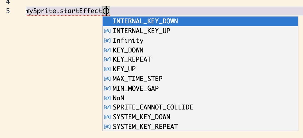 Intellisense Parameter Help Doesnt Appear In Typescript · Issue 2071 · Microsoftpxt Arcade