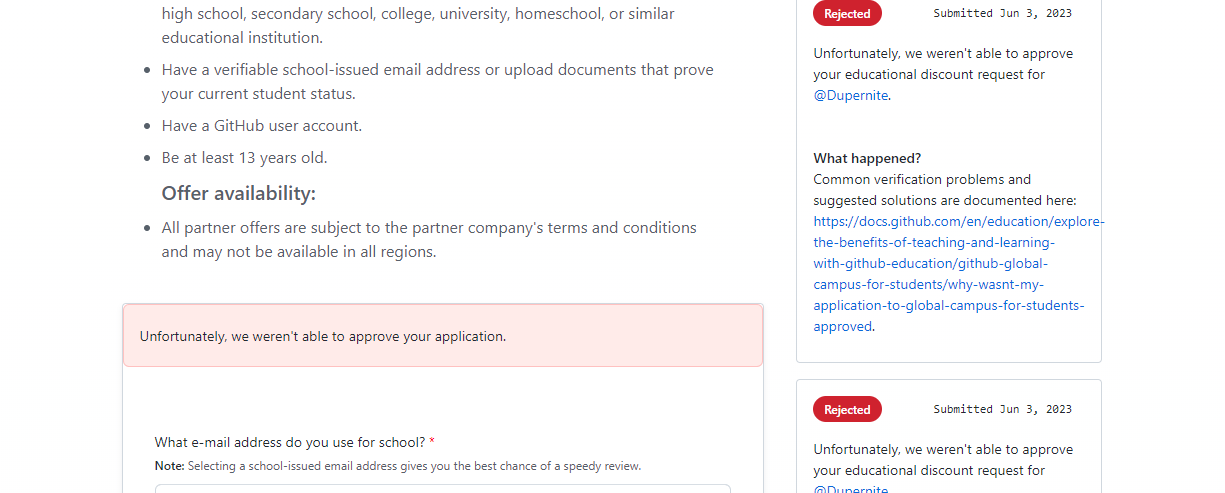 instant reject · community · Discussion #57109 · GitHub