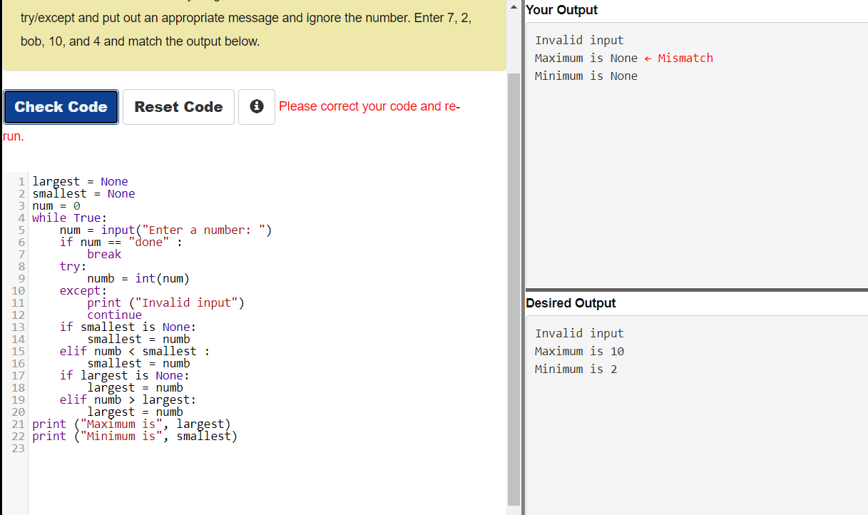 [Coursera] Python for everybody 5.2 Assignment · GitHub