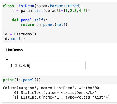 Create List widget · Issue #2698 · holoviz/panel · GitHub