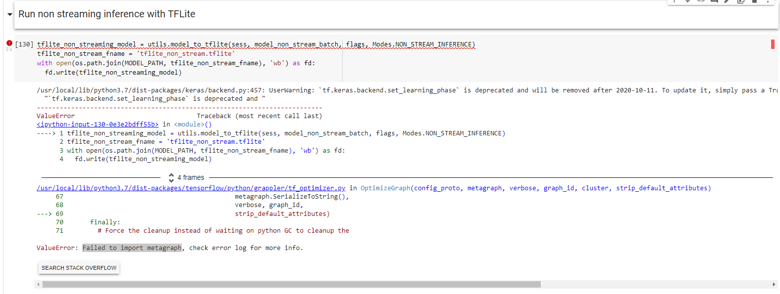 Failed to import metagraph · Issue #1142 · google-research/google ...
