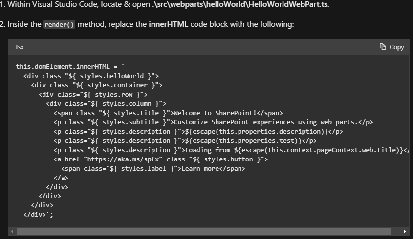 Sharepoint Webpart Documentation Out Of Date · Issue 7850 · Sharepointsp Dev Docs · Github 4316