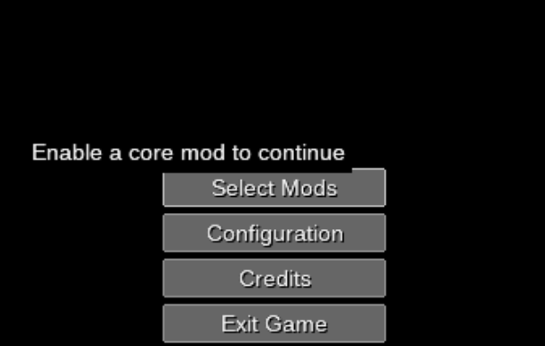 Clearer tip in title screen when no core mod set · Issue #1828 · flareteam/flare-engine · GitHub