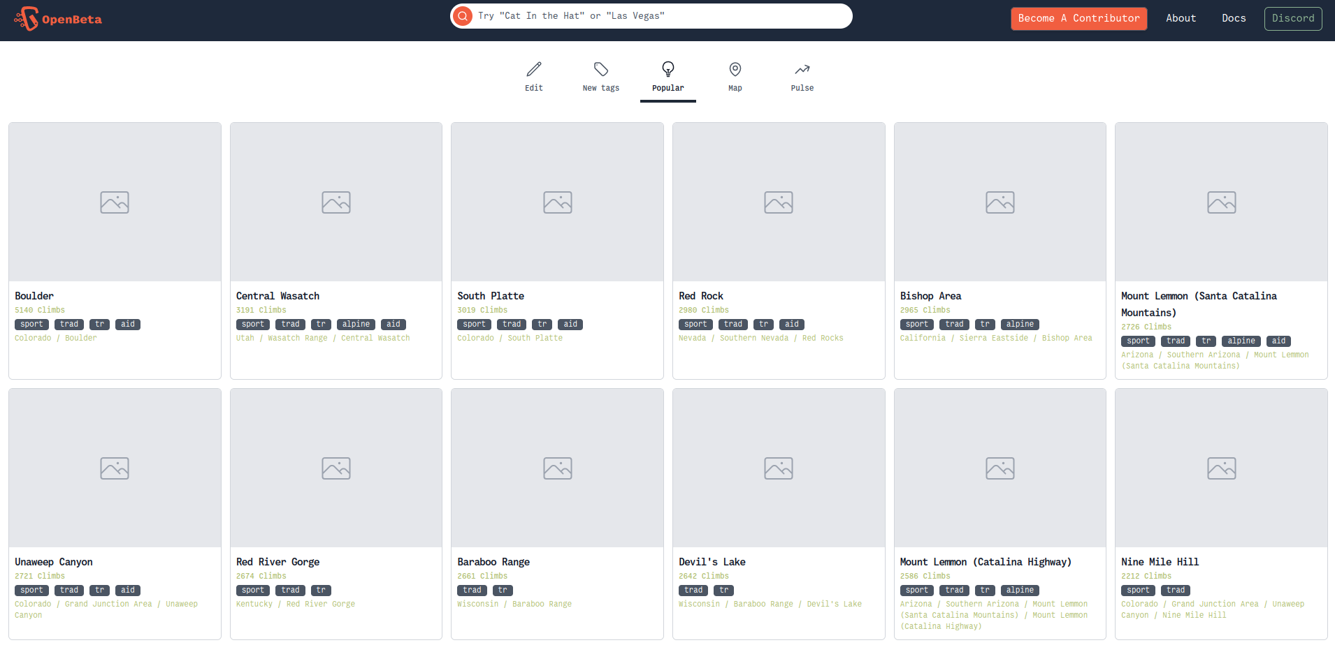 Photos on Popular page don't load · Issue #444 · OpenBeta/open-tacos · GitHub