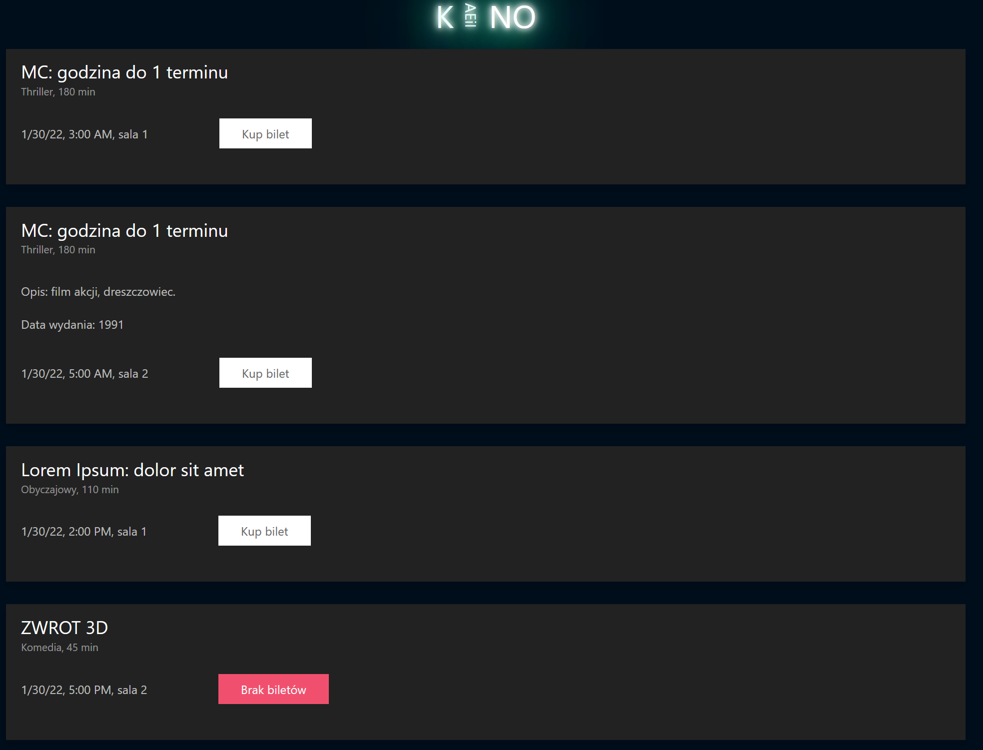 GitHub - franoo/cinemaTicketStoreBackendFrontend: Ticket reservation ...