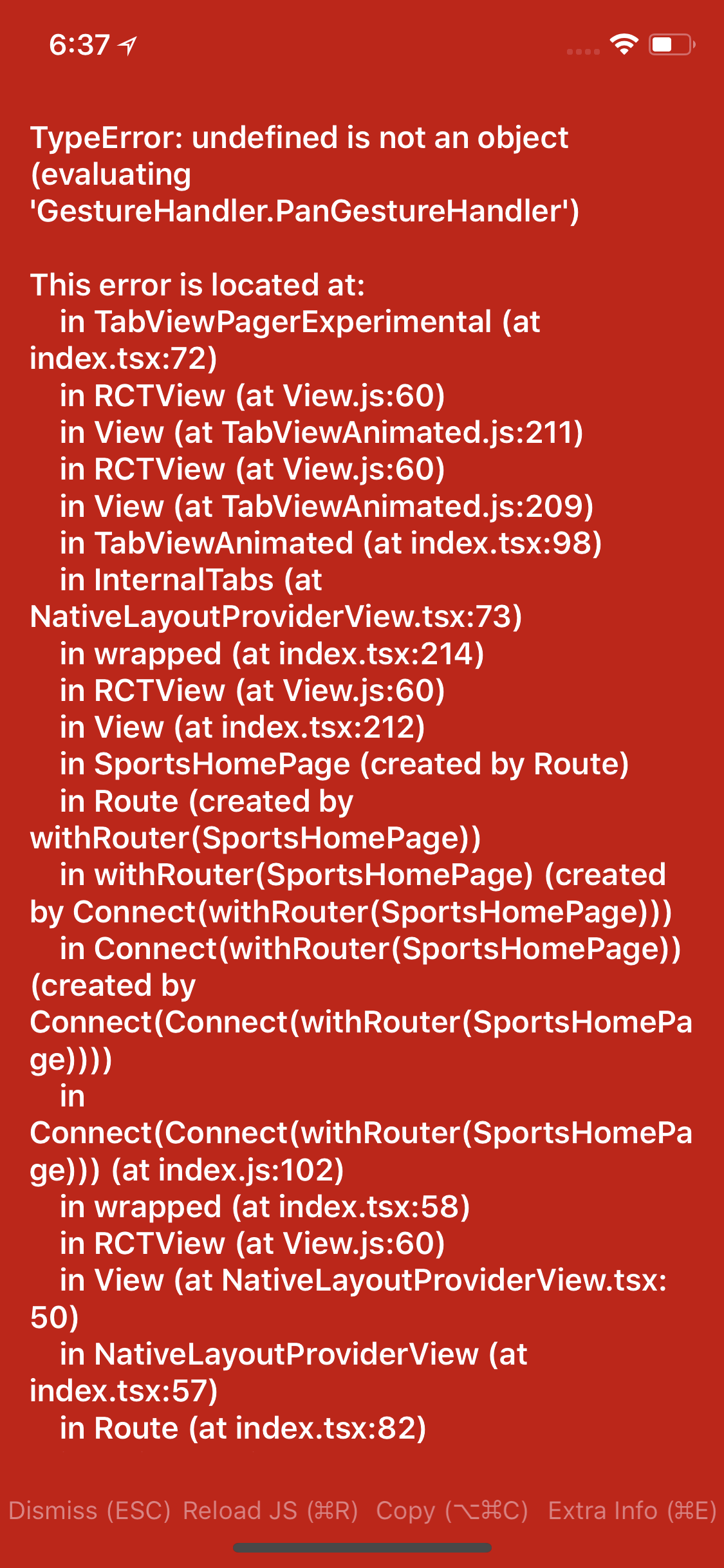 undefined is not an object (evaluating 'RNGestureHandlerModule.State') · Issue #205 · software ...