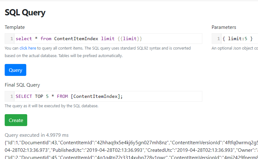 An error occured while executing the SQL query: “@limit” · Issue #3529 · OrchardCMS/OrchardCore ...