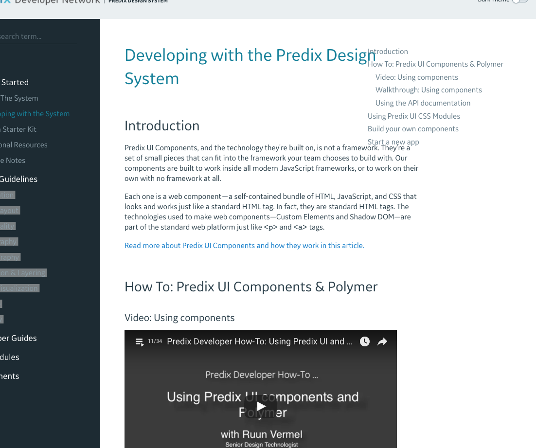 The side jump navigation overlaps the text when the window size changes ...
