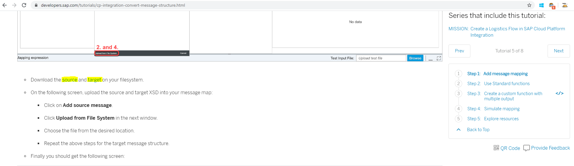 Map Message Structure · Issue #5057 · sap-tutorials/Tutorials · GitHub