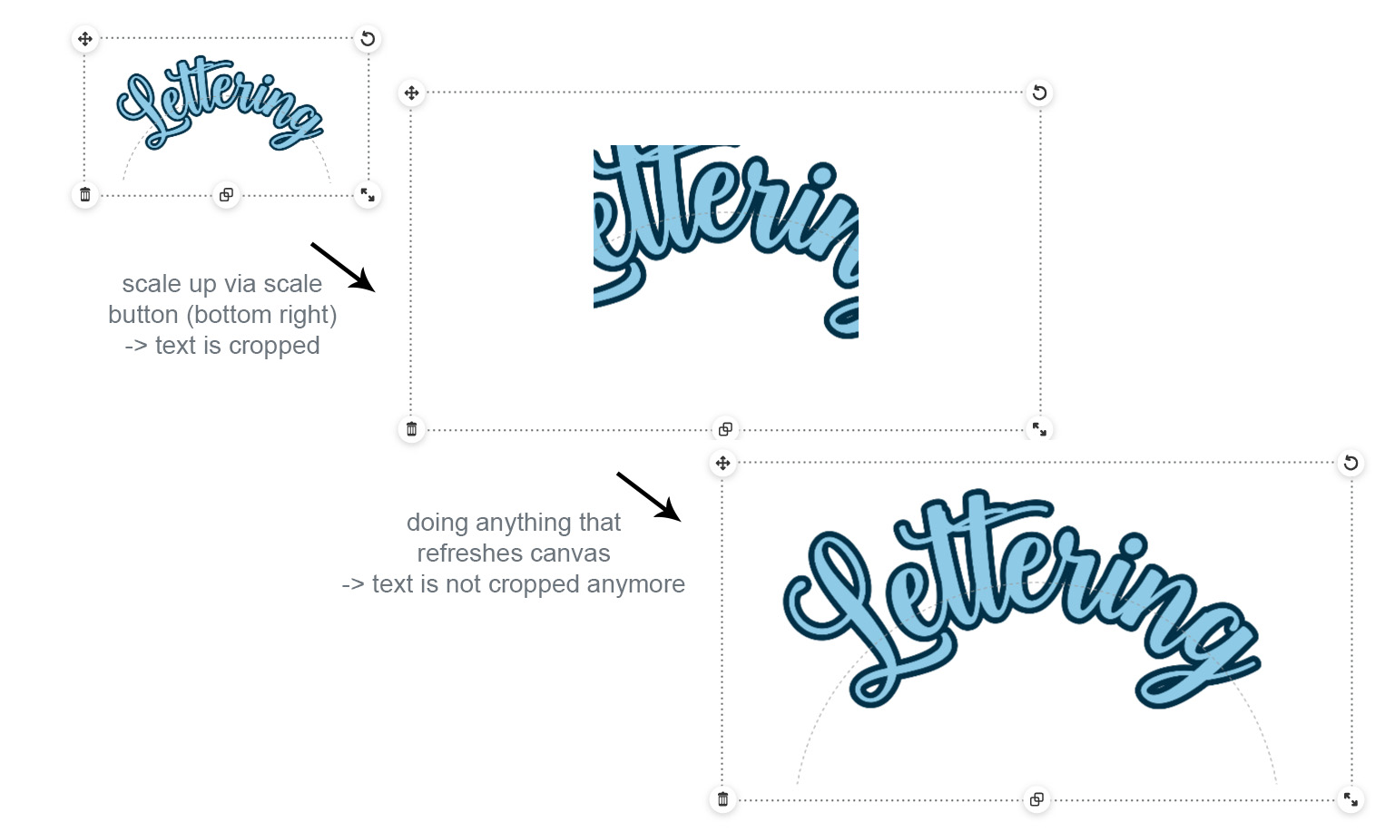 Custom curved text class crops text · fabricjs fabric.js · Discussion ...