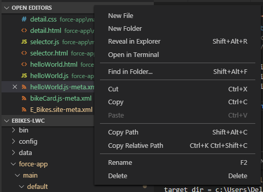 VSCODE > Default> (Right Click) SFDX Commands Missing · Issue #1623 · forcedotcom/salesforcedx ...