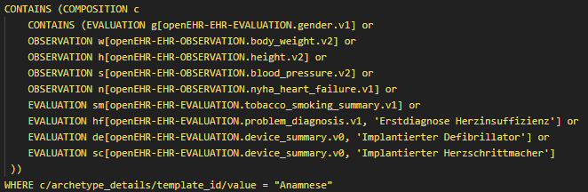 AQL - Use Names of Clusters in CONTAINS · Issue #738 · ehrbase/ehrbase · GitHub