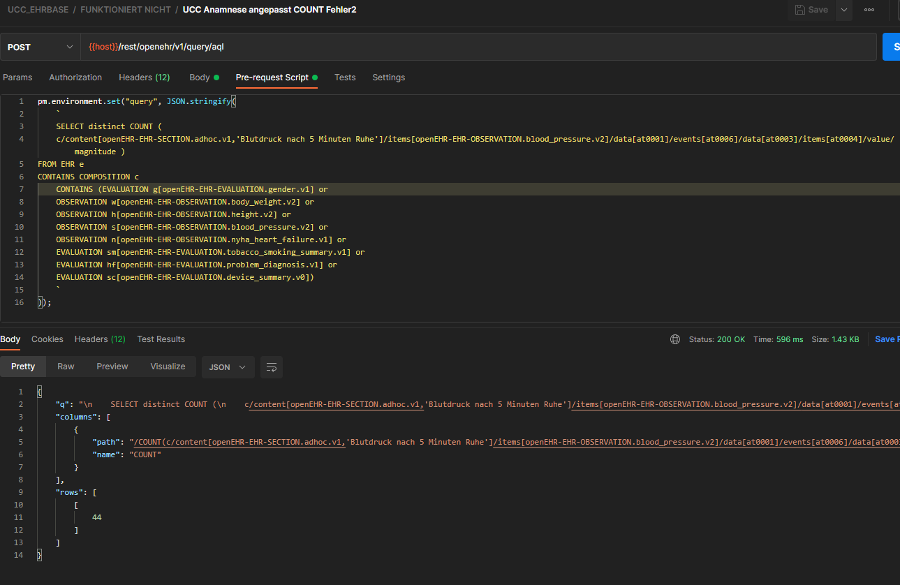 AQL not returning correct values using "CONTAINS Observation xyz ...