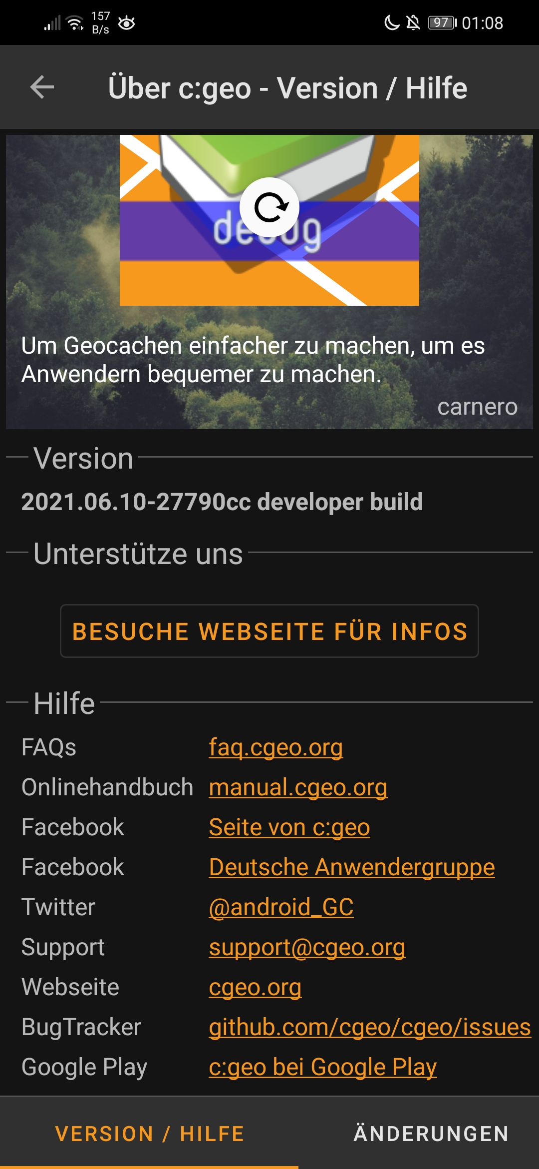 About c:geo is refreshable · Issue #10903 · cgeo/cgeo · GitHub