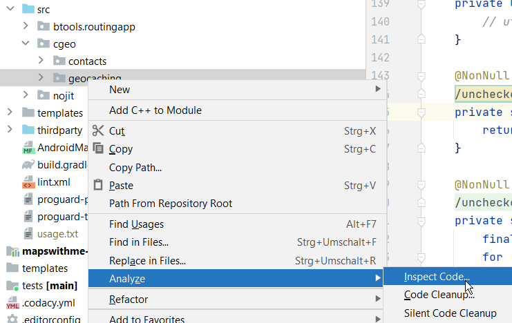 Code Cleanup Of Our Source Code · Issue 11541 · Cgeo Cgeo · Github