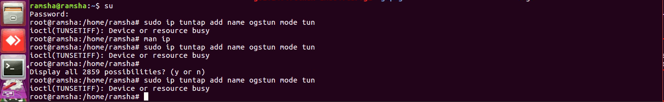 Issue while creating the TUN device with the interface name ogstun. · Issue #571 · open5gs ...