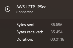 IPSec/L2TP connection established, traffic missing · Issue #1309 · hwdsl2/setup-ipsec-vpn · GitHub