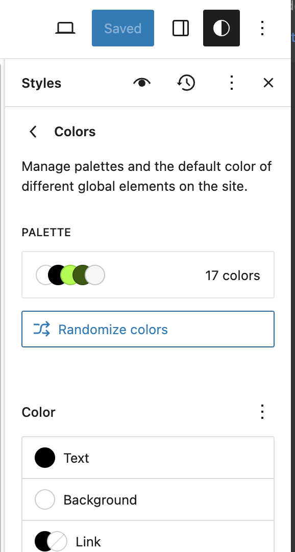 Remove Color Randomizer from 6.3 · Issue #52296 · WordPress/gutenberg · GitHub