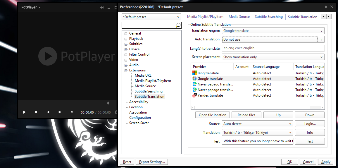 [Feature requeast] Auto Subtitle Translation · Issue #1510 · clsid2/mpc-hc · GitHub