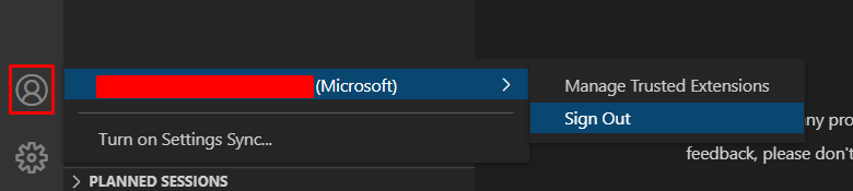 Unable to Log out using VS Code for mac · Issue #3547 · microsoft/live-share · GitHub