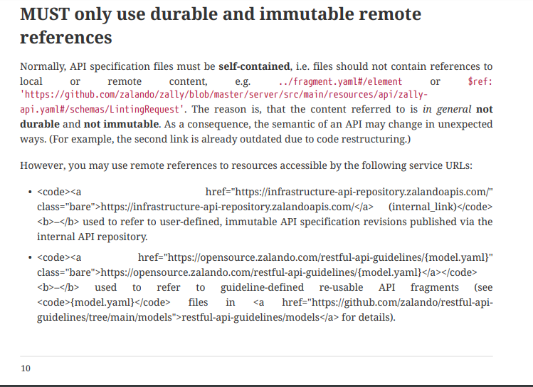 Some Formatting Can T Be Converted To Pdf · Issue 709 · Zalando Restful Api Guidelines · Github