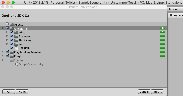 Shouldn't this be path "/Standard Assets/" ? · Issue #164 · OneSignal/OneSignal-Unity-SDK · GitHub