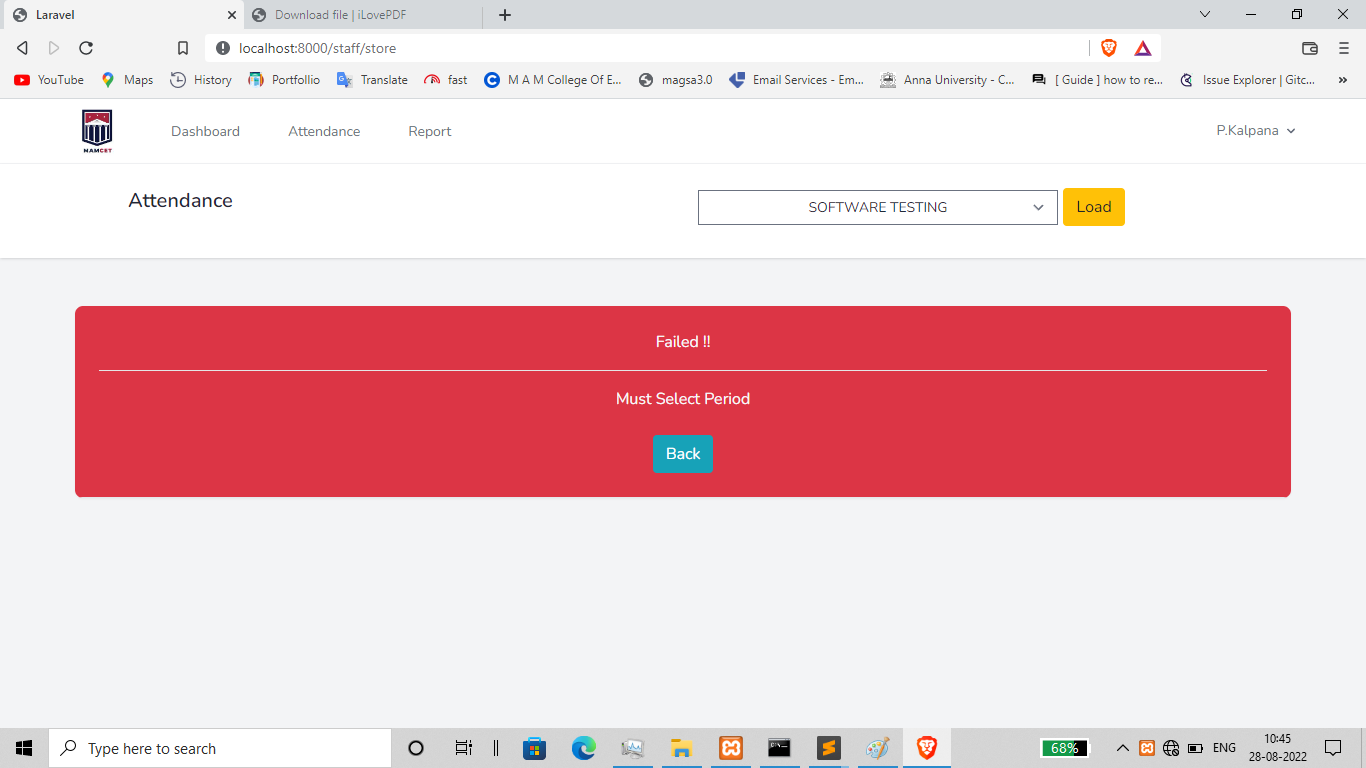 GitHub - pravinsathishprabu/Attendance-Management-System