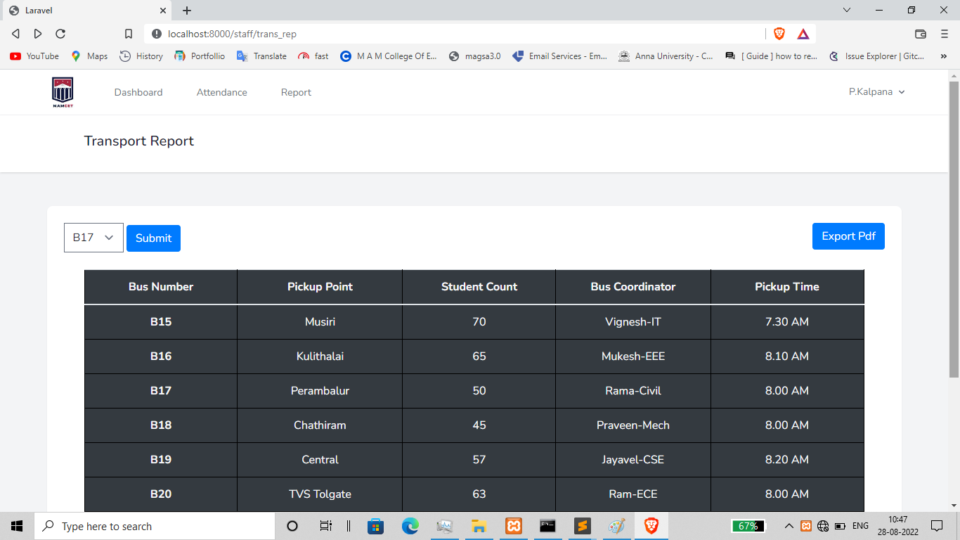 GitHub - pravinsathishprabu/Attendance-Management-System